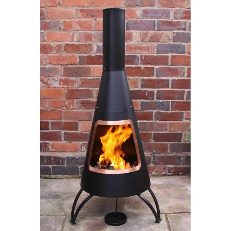 Large Conical Steel Chiminea | Holbury Hardware Stores