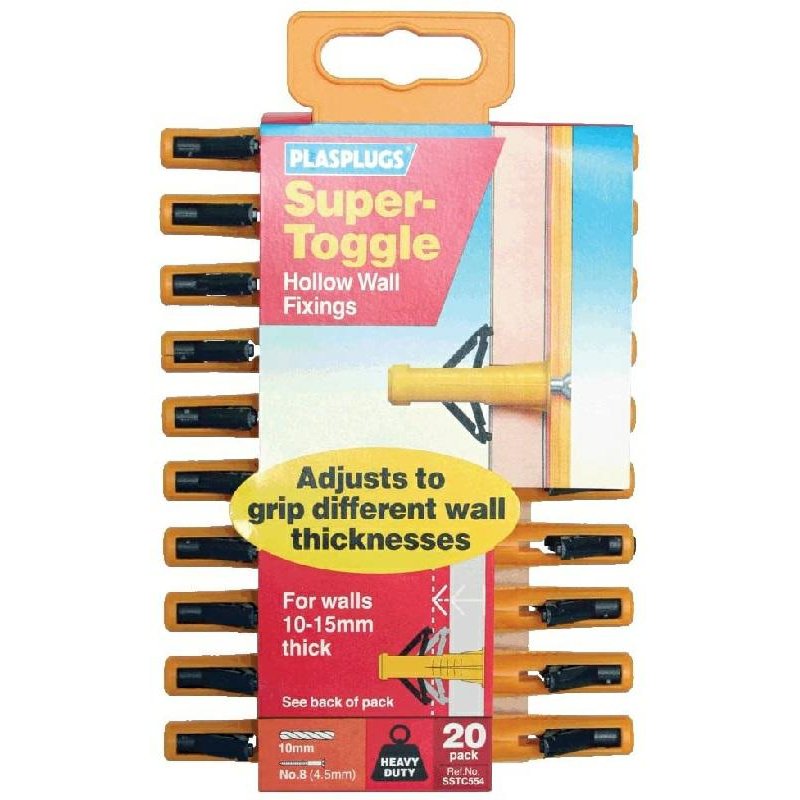 Super Toggle Plasterboard Fixing | Holbury Hardware Stores
